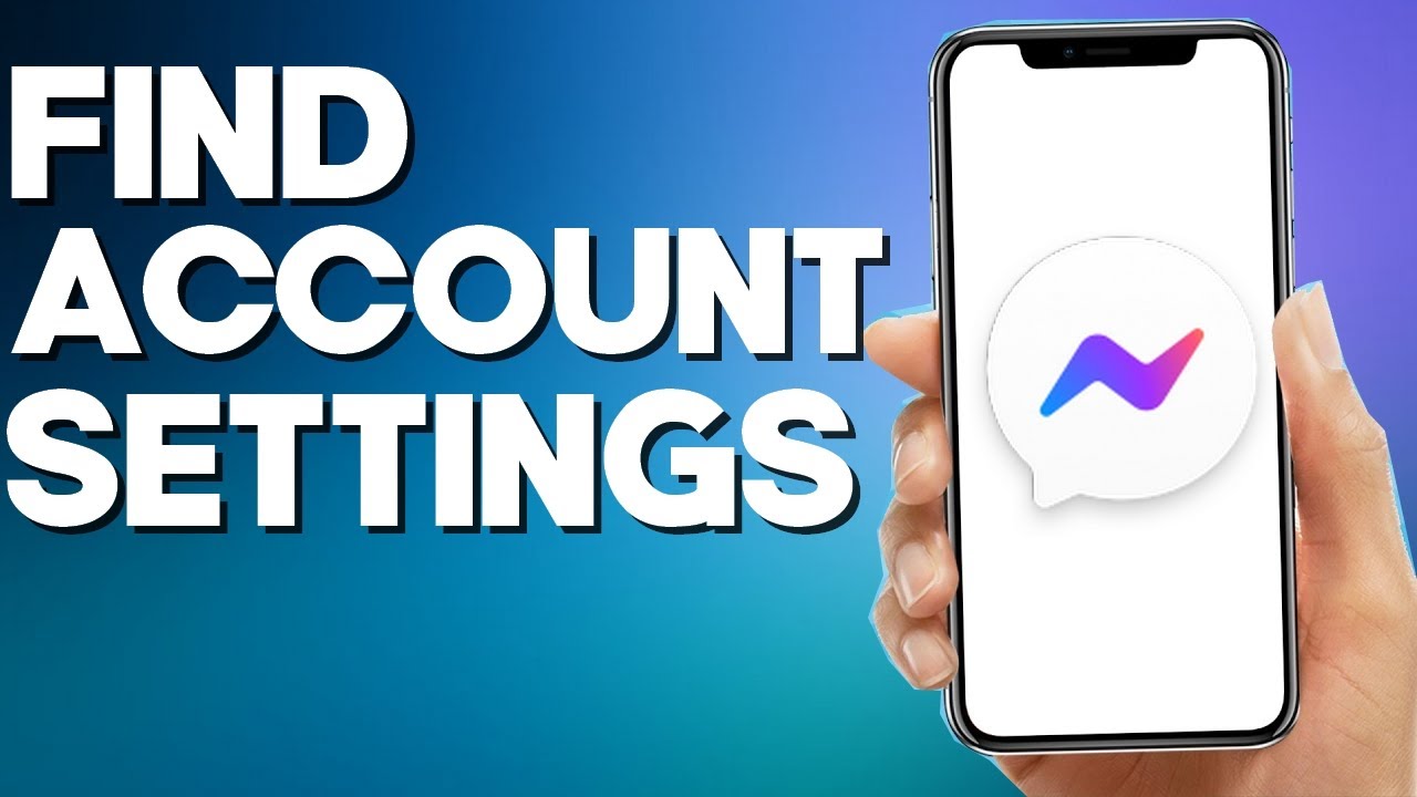 How to Find Account Settings on Facebook Messenger Lite App - YouTube