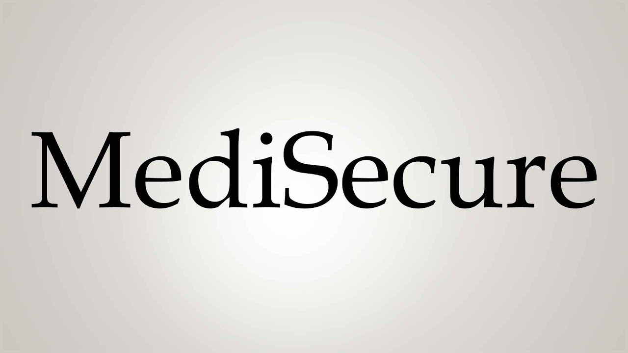How to Pronounce ''MediSecure'' - YouTube