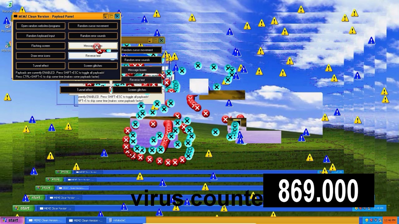 INSTALLING THE MOST DANGEROUS VIRUS ON WINDOWS XP - YouTube