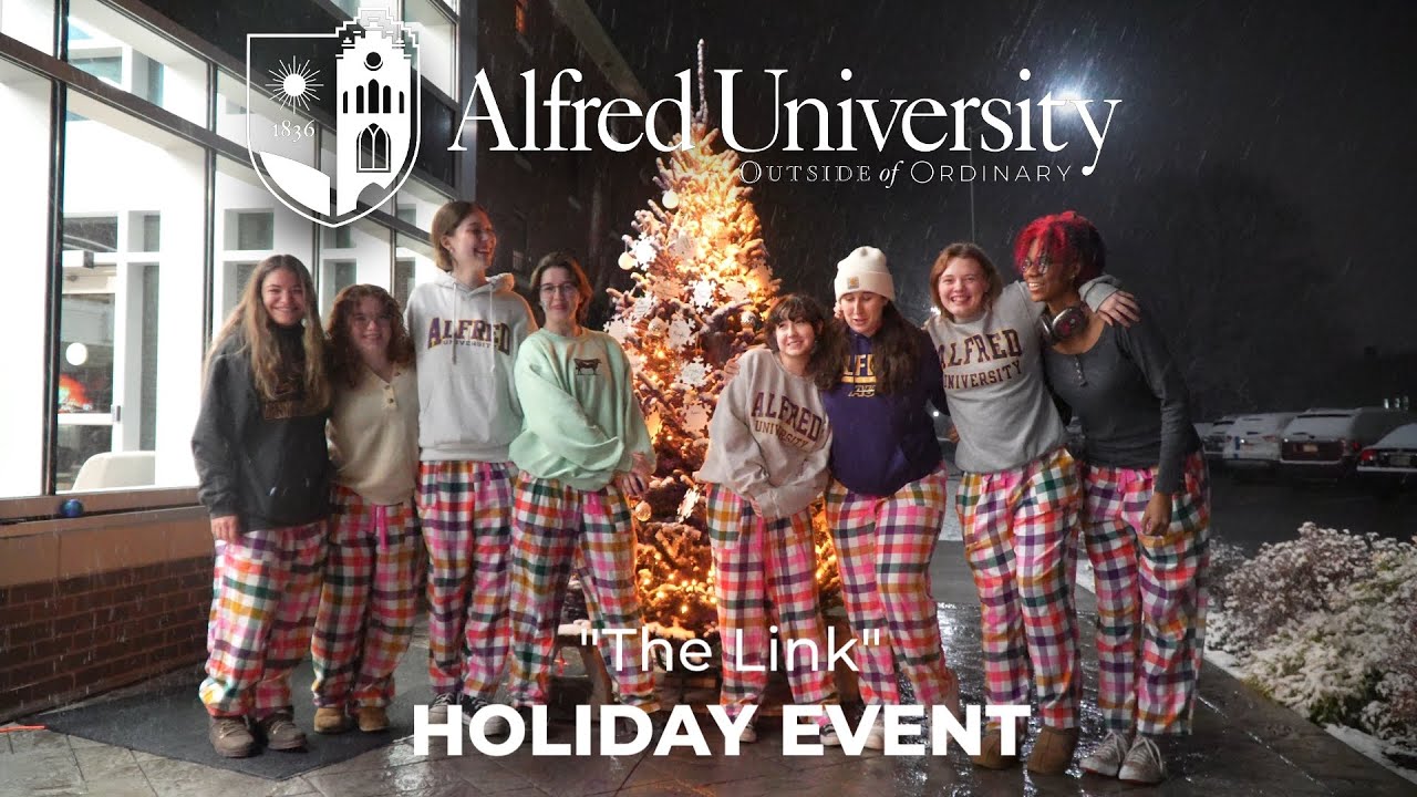 Alfred University | The Link "Thank you " Holiday Event - YouTube
