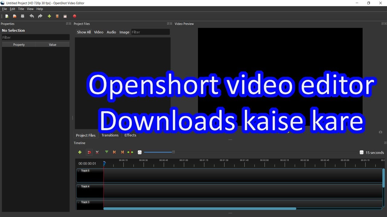Openshot video Editor software Downloads kaise kare. Openshot Software ...