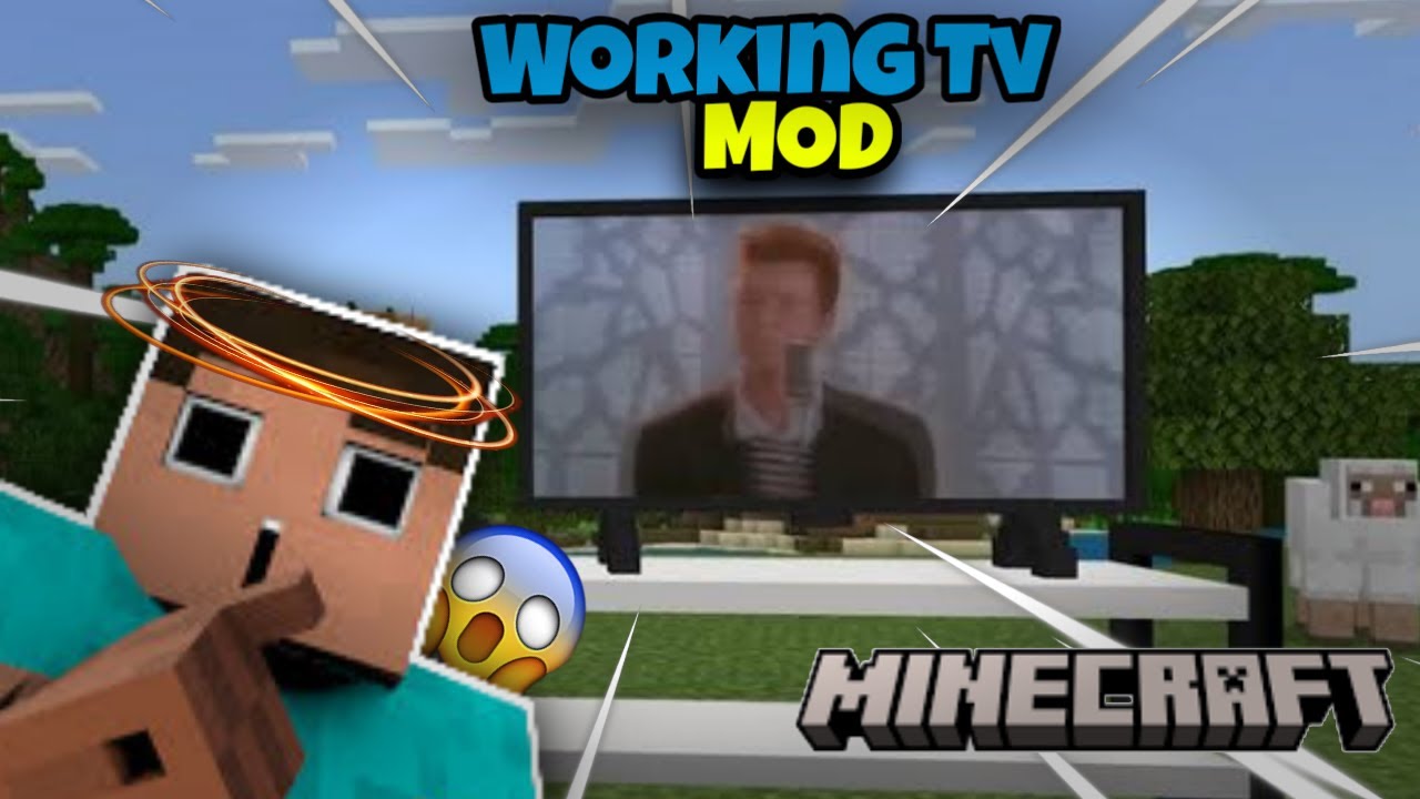 Working Smart TV Mod minecraft Pe@MicpenGaming - YouTube