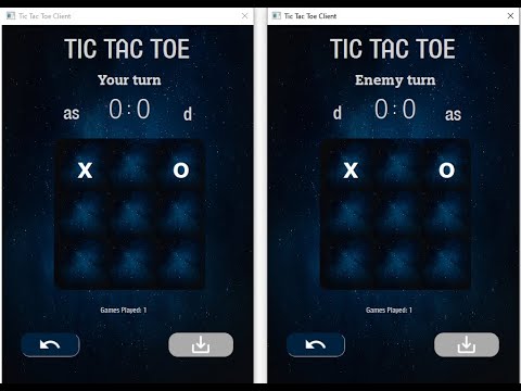 Tic Tac Toe on Qt (C++) with GUI, Server - Client - YouTube