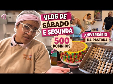 500 docinhos, bolos decorados, ifood e muitos pedidos react da volta na confeitaria e mais!