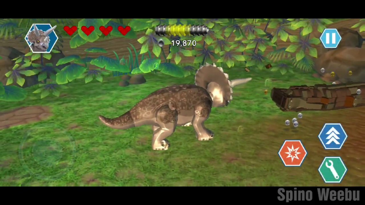 Lego Jurassic World Mobile walkthrough 4 - YouTube