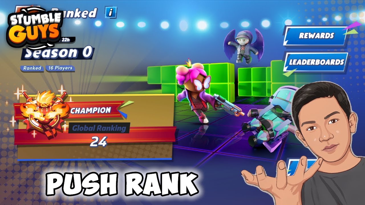 Push Rank Champion Kejar Top 1 | Stumble Guys #500k - YouTube