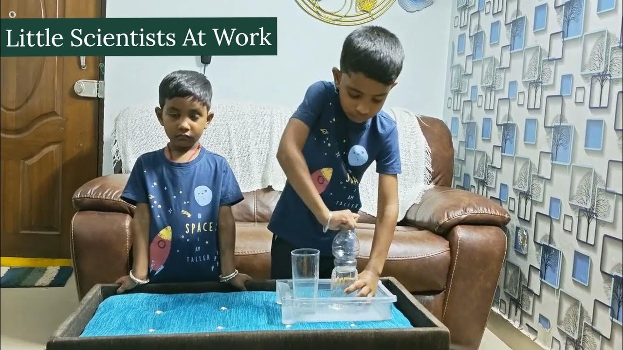 Why Doesn’t Water Leak? The Amazing Air Pressure Experiment! 🔬 - YouTube