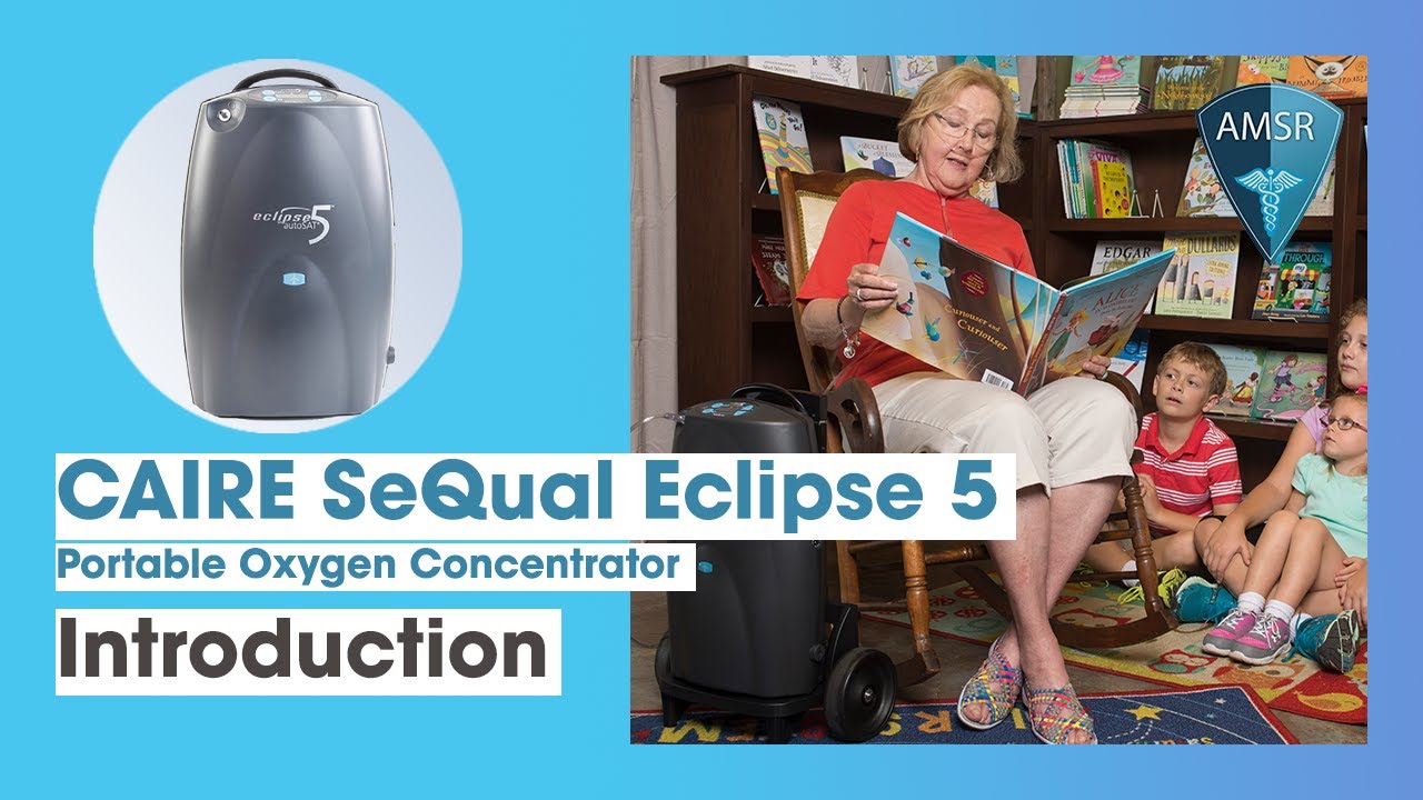 Introduction to the CAIRE SeQual Eclipse 5 Portable Oxygen Concentrator - YouTube