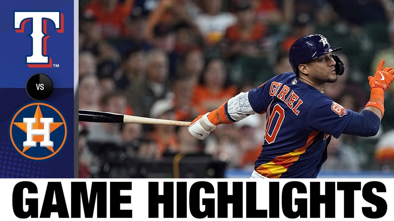 Rangers vs. Astros Game Highlights (5/22/22) | MLB Highlights - YouTube