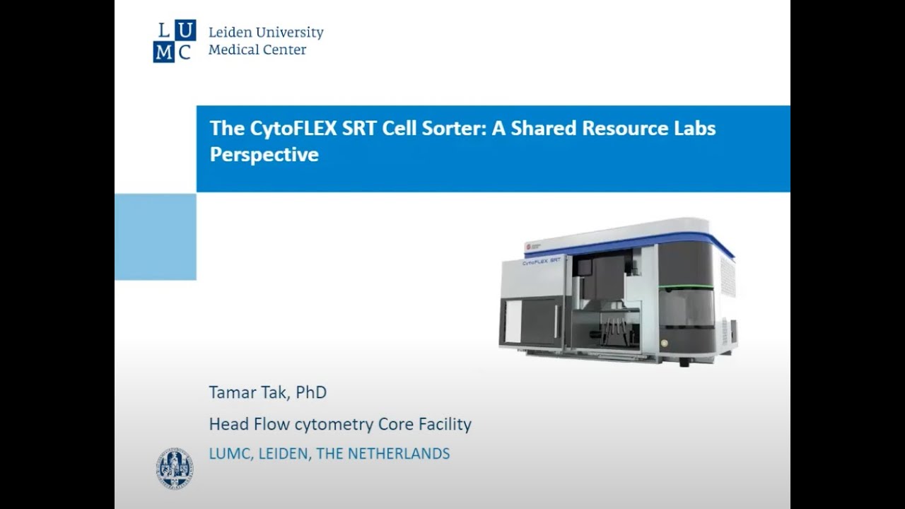 The CytoFLEX SRT Cell Sorter: A Shared Resource Lab Perspective - YouTube