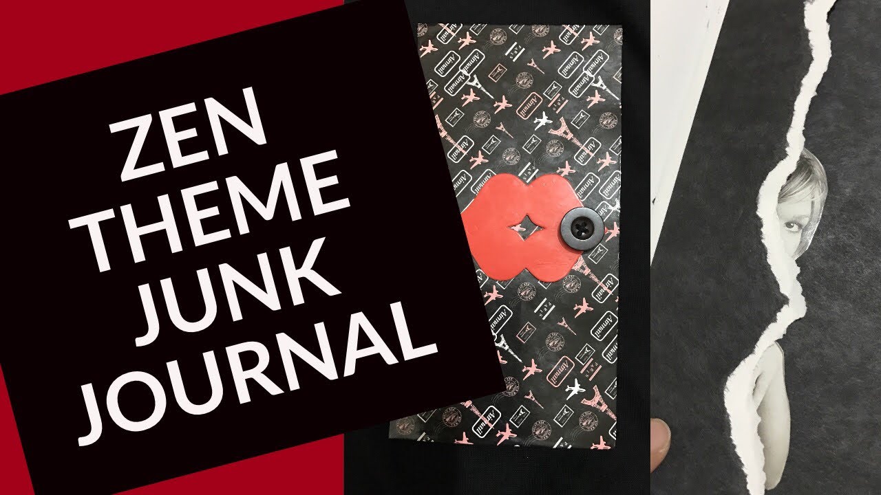 Junk Journal+ Travel Notebook Modern Zen theme - YouTube