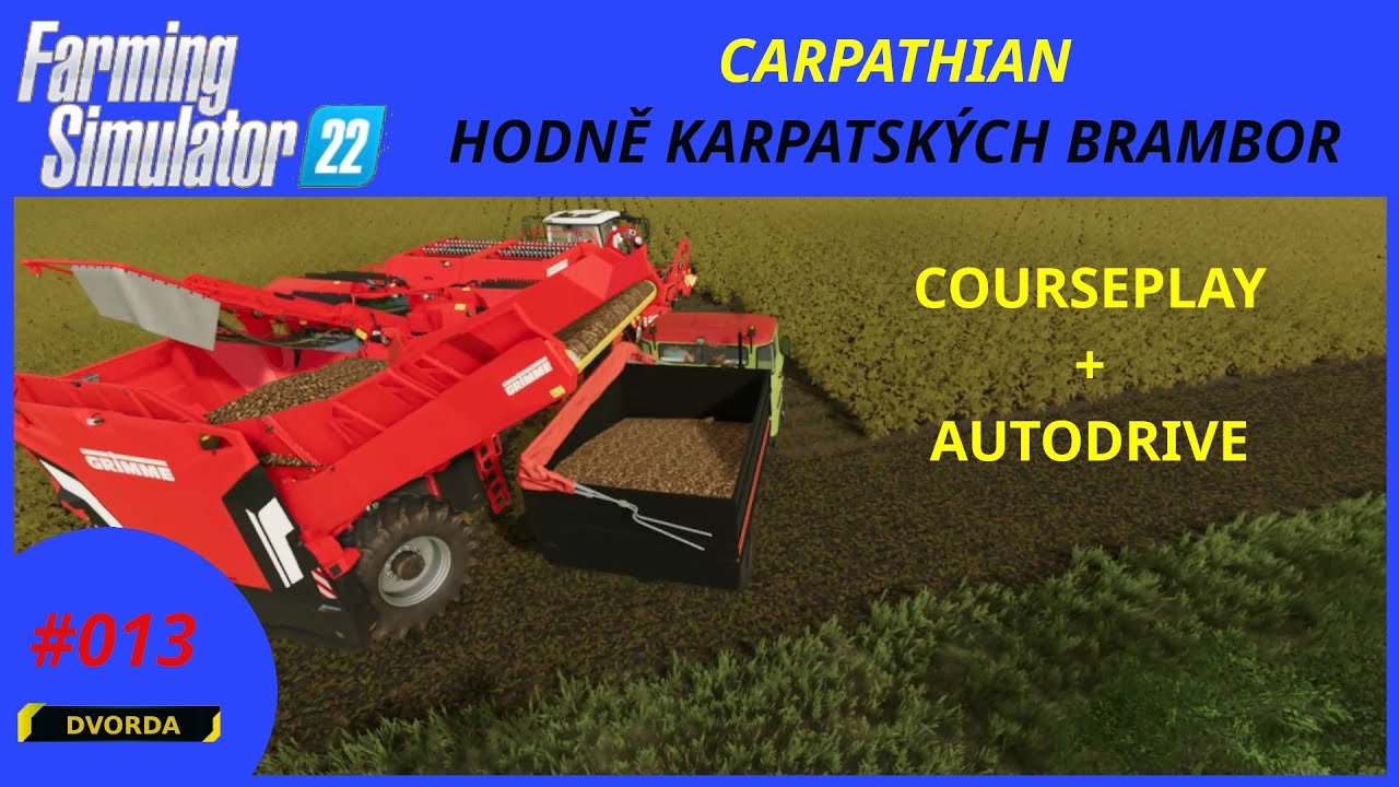 Farming simulator 22 (CZ/SK) - CARPATHIAN # 013 - HODNĚ KARPATSKÝCH ...
