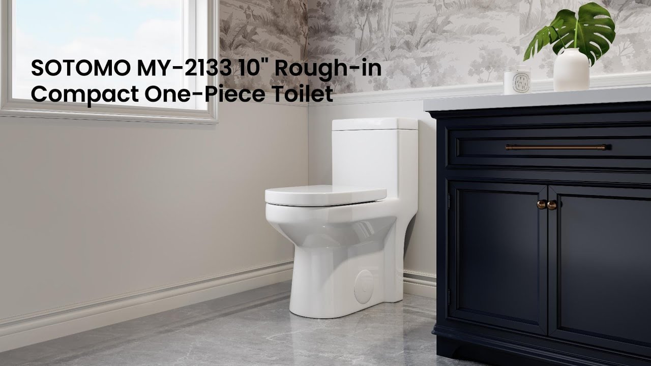 Introduction of SOTOMO MY-2133 10" Rough-In Toilet - YouTube