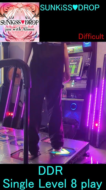 DDR Single Level8 play 262「SUNKiSS♥DROP」 - YouTube