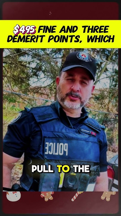 FINE AND THREE DEMERIT POINTS WHICH - YouTube