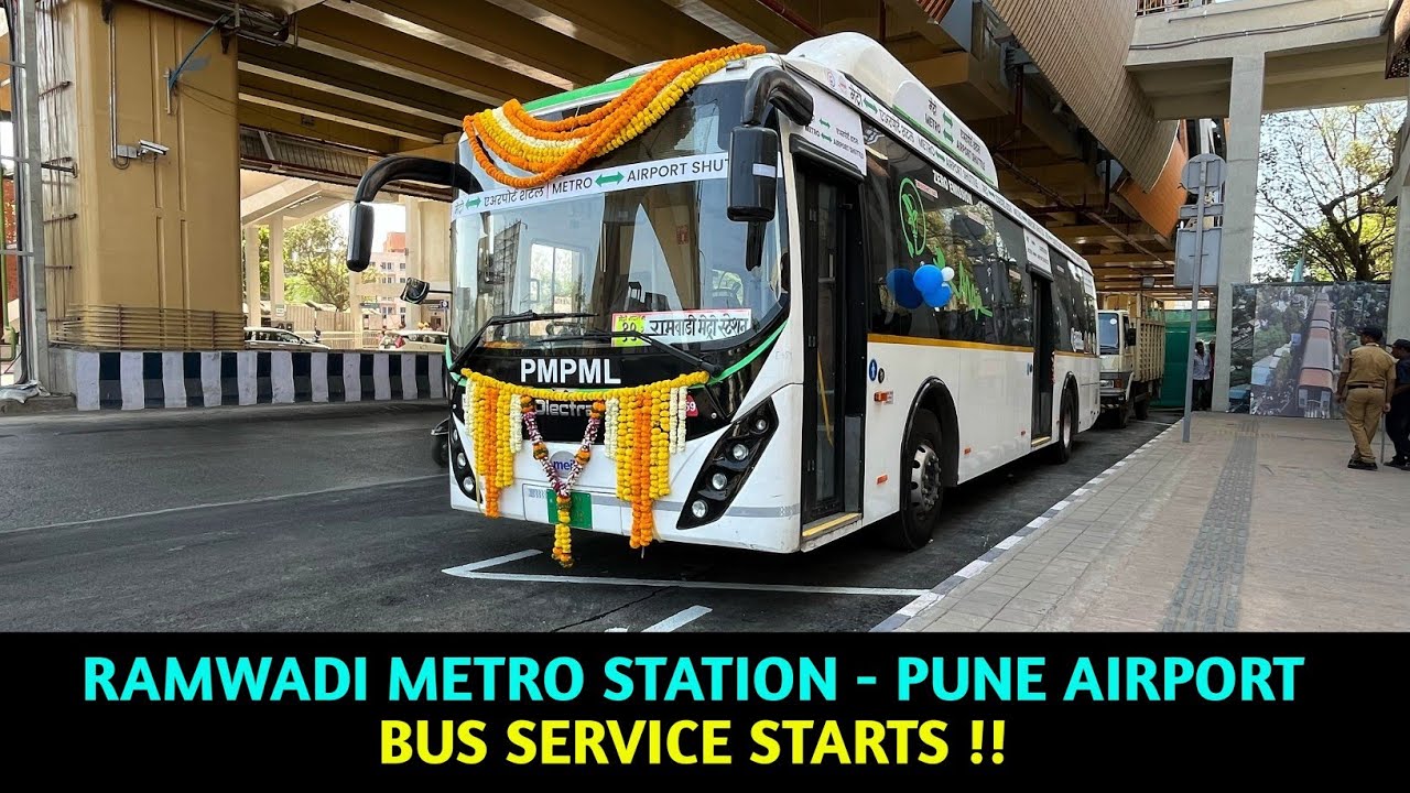 PMPML Vlog 18 : Ramwadi - Pune Airport Shuttle Bus Service Starts ...