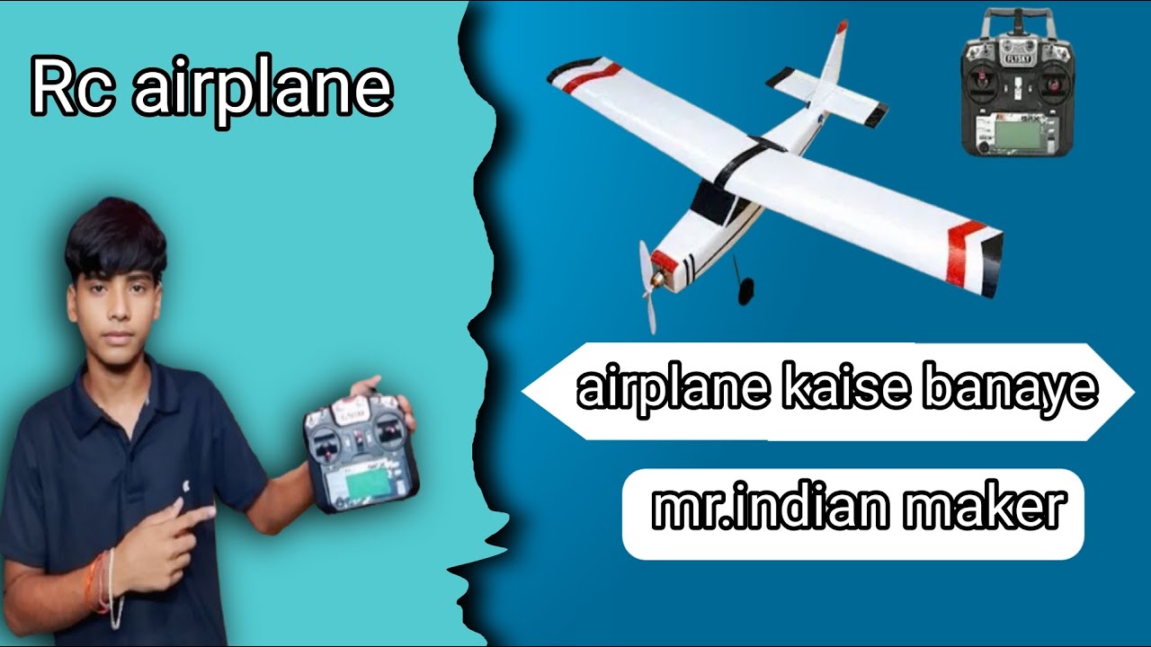 Rc airplane ️🛫 kaise banaye. How make to rc airplane ️. Mr. Indian ...