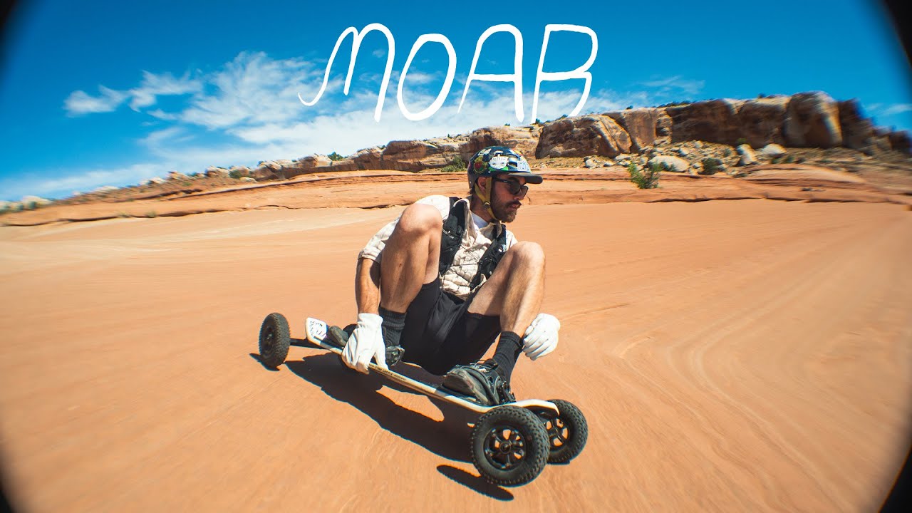 Mountainboarding's most iconic riding destination (MOAB) - YouTube