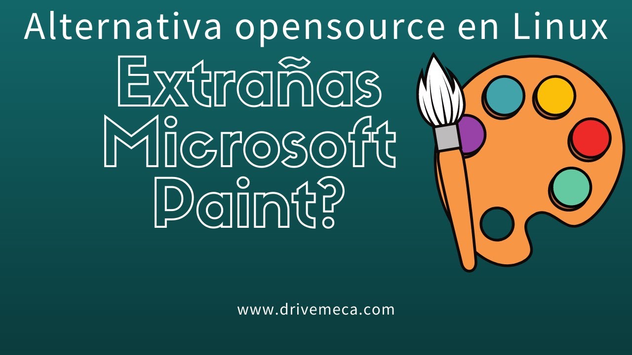 Extrañas Microsoft #Paint? - Alternativa #opensource en #Linux - YouTube