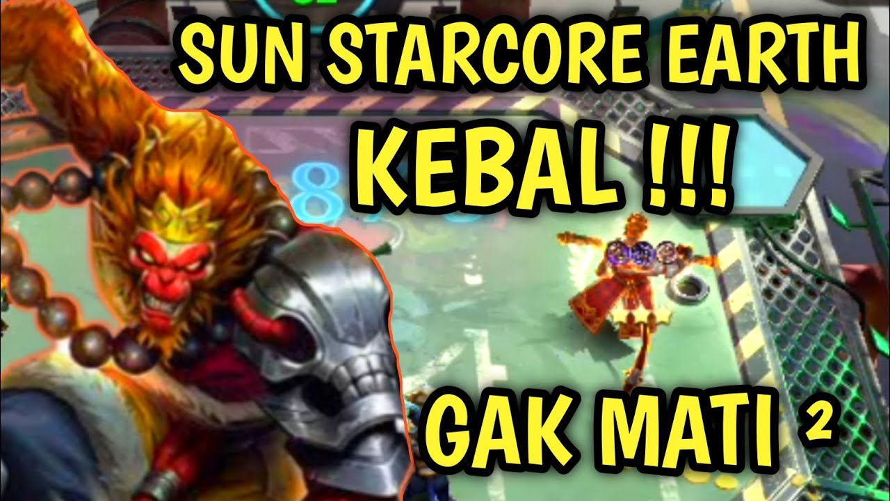 SUN STARCORE EARTH KEBAL GAK MATI MATI || AUSTUS SKILL 3 #magicchess # ...