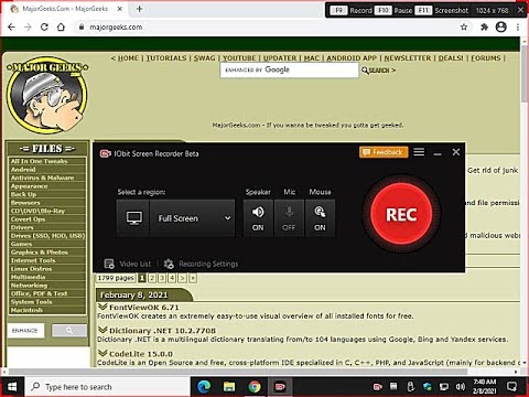 Record your Screen for Free With IObit Screen Recorder - YouTube