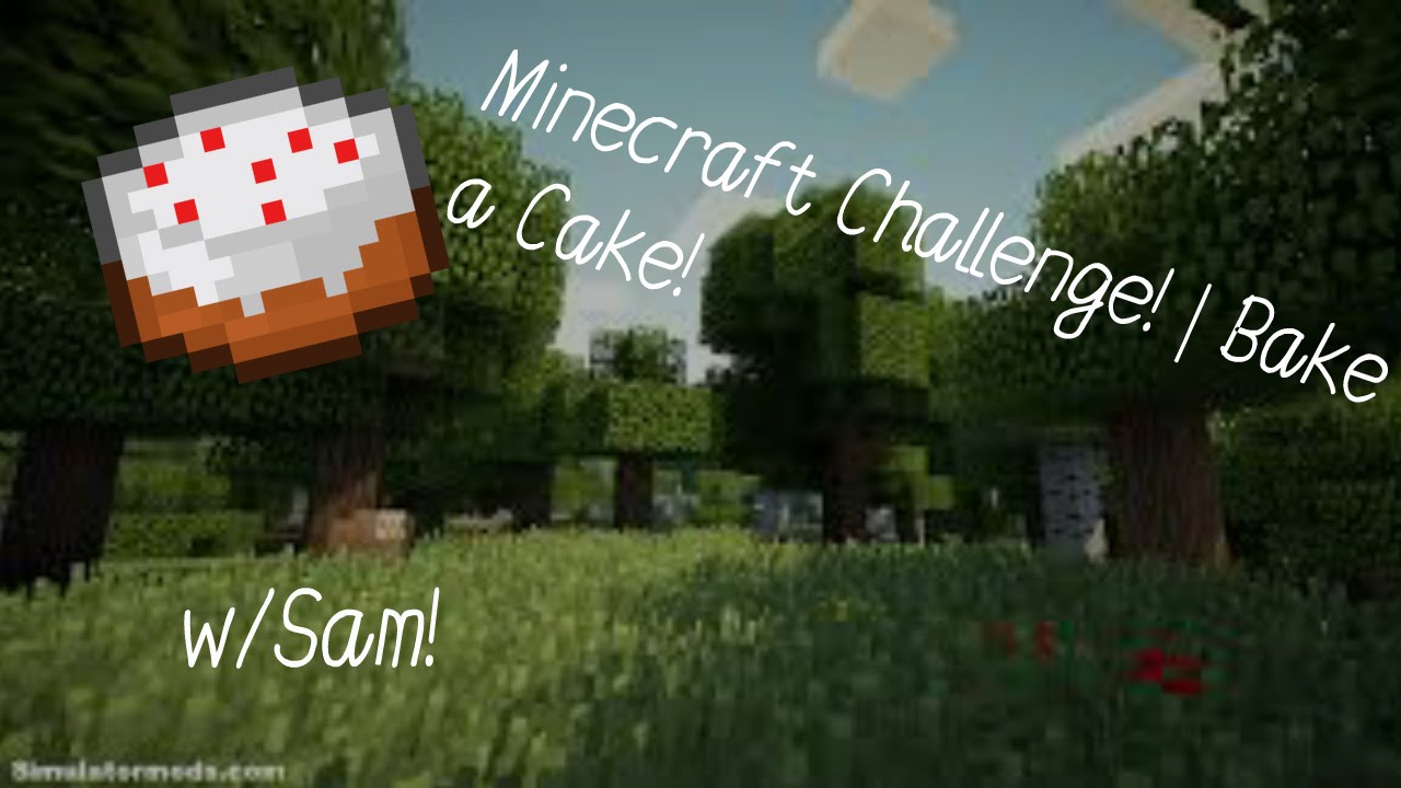 Minecraft Challenge! | Bake a Cake! - YouTube