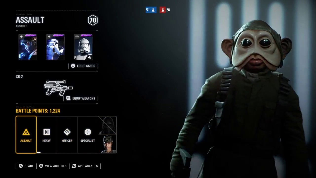 STAR WARS™ Battlefront™ New Sullustan skin gameplay ! - YouTube