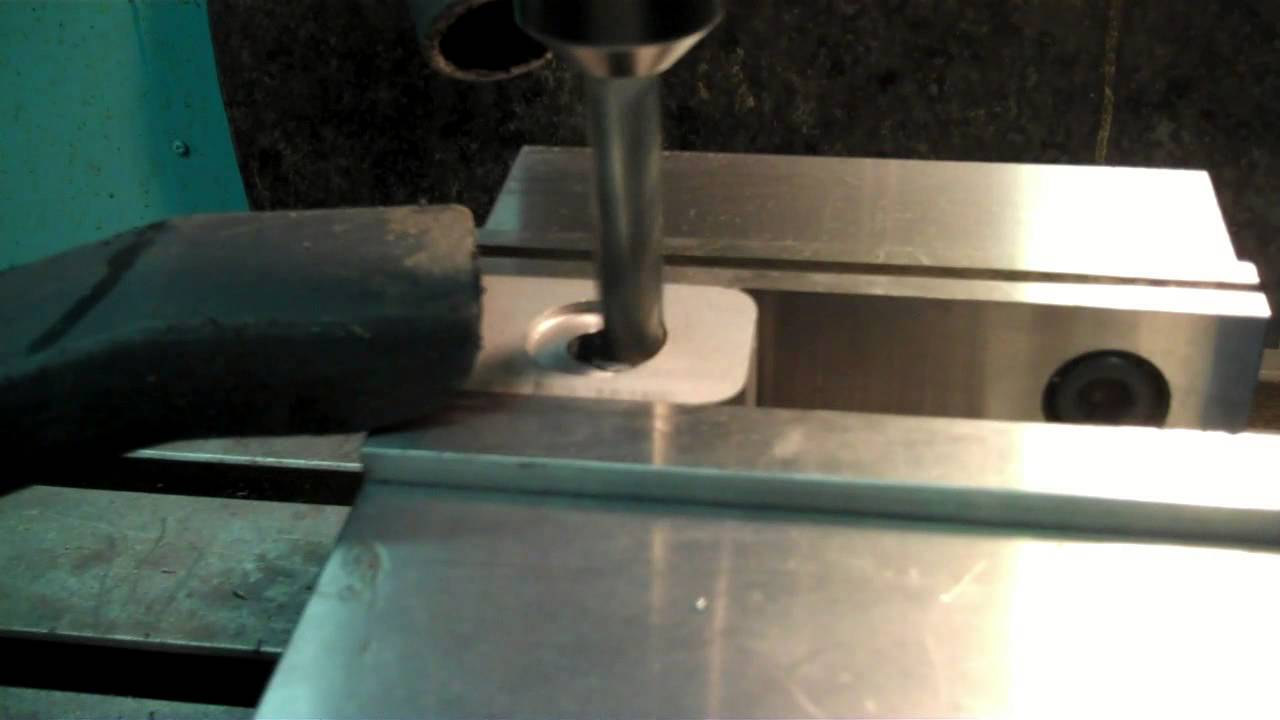 Machining hole for a bearing - YouTube