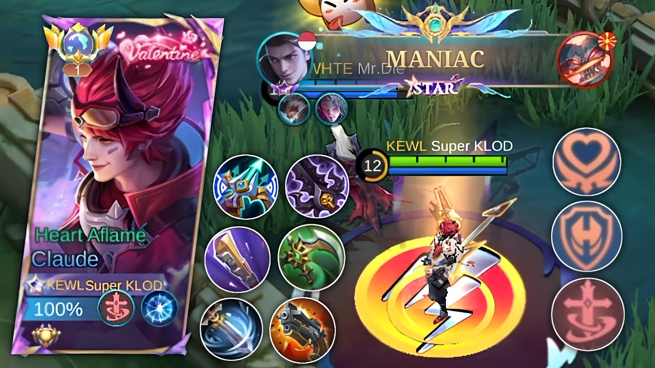 GLOBAL CLAUDE NEW BEST BUILD & EMBLEM! MUST TRY - YouTube