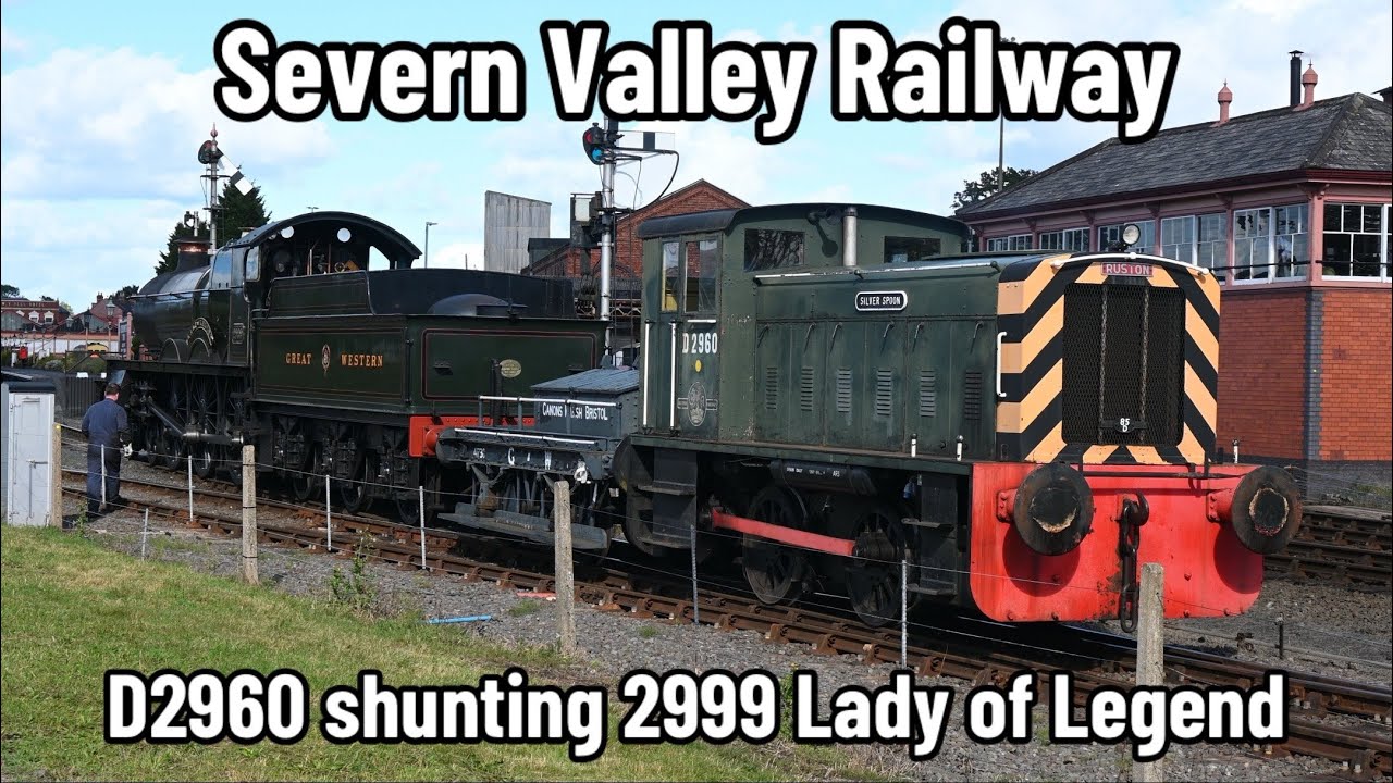 Severn Valley Railway | D2960 ‘Silverspoon’ shunting 2999 ‘Lady of ...