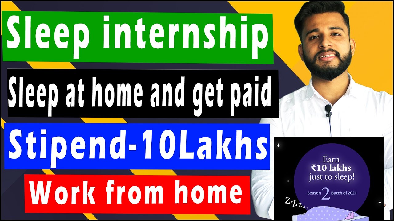 🛏️😴 Sleep Internship 2021 Season 2 | Wakefit Sleep Internship | Work ...