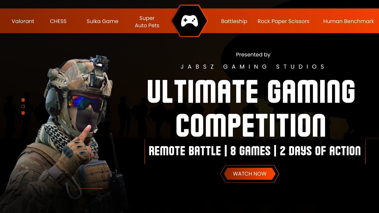 Jabsz Studios Game Championship Pt. 1 🎮 | Remote Gaming Showdown & Epic Battles! 🔥 - YouTube