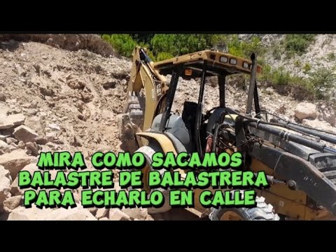 como sacar balastre de una balastrera para echarselo a una calle en ...