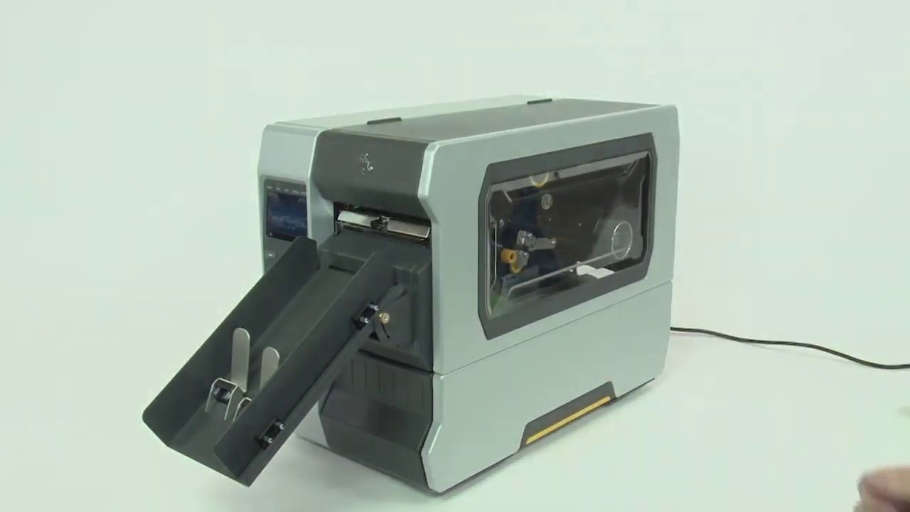 Zebra ZT600シリーズにカッターを取り付ける - YouTube