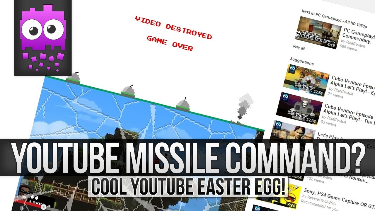 WTF? - YouTube Missile Command Easter Egg 1980! #GeekWeek - YouTube