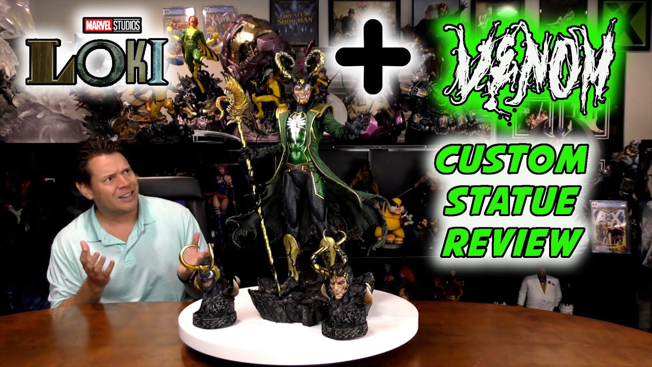 LOKI MERGED with VENOM? Custom STATUE Review - YouTube