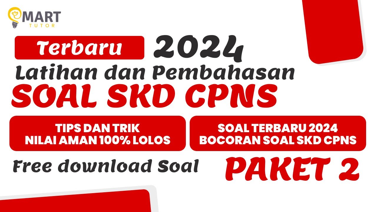 PAKET 2 - LATIHAN SOAL SKD CPNS 2024 - YouTube