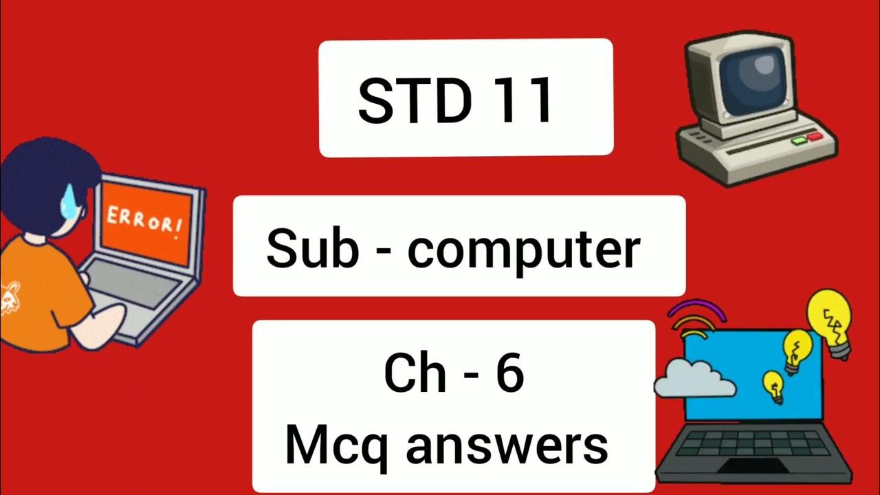 STD 11 computer ch-6 mcq answers gujarati medium #std11thscience #std11_gseb #std11th - YouTube