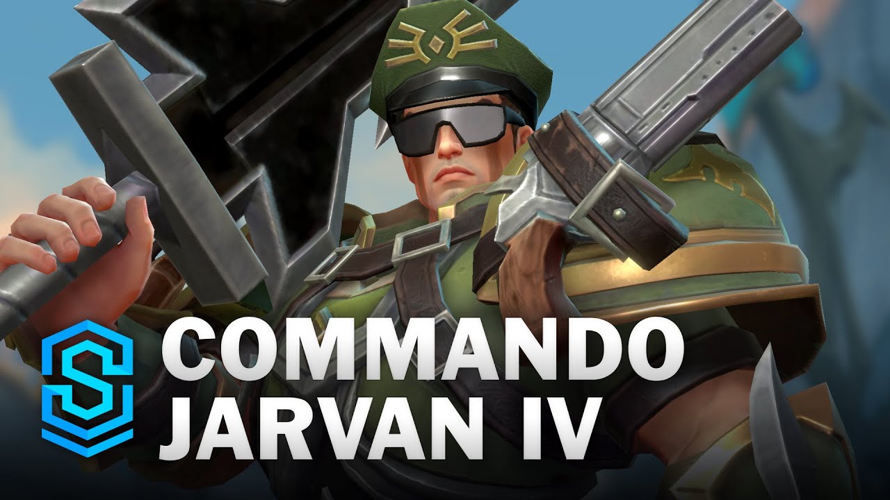Commando Jarvan IV Wild Rift Skin Spotlight - YouTube
