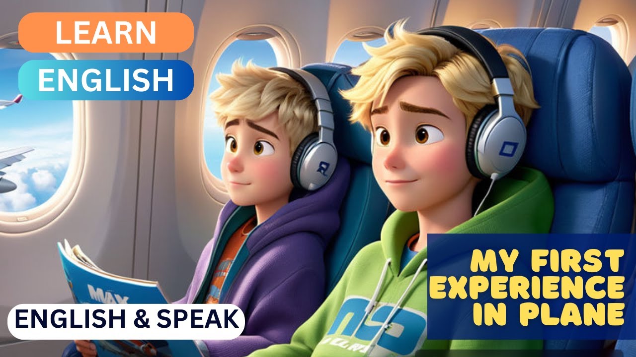 My First Experience on a Plane | Improve Your English | Learn and Speak ...