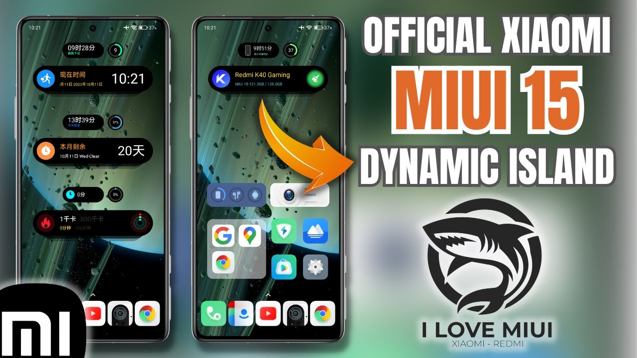 Official Miui 15 Dynamic Island On Xiaomi Devices | I Love Miui - YouTube