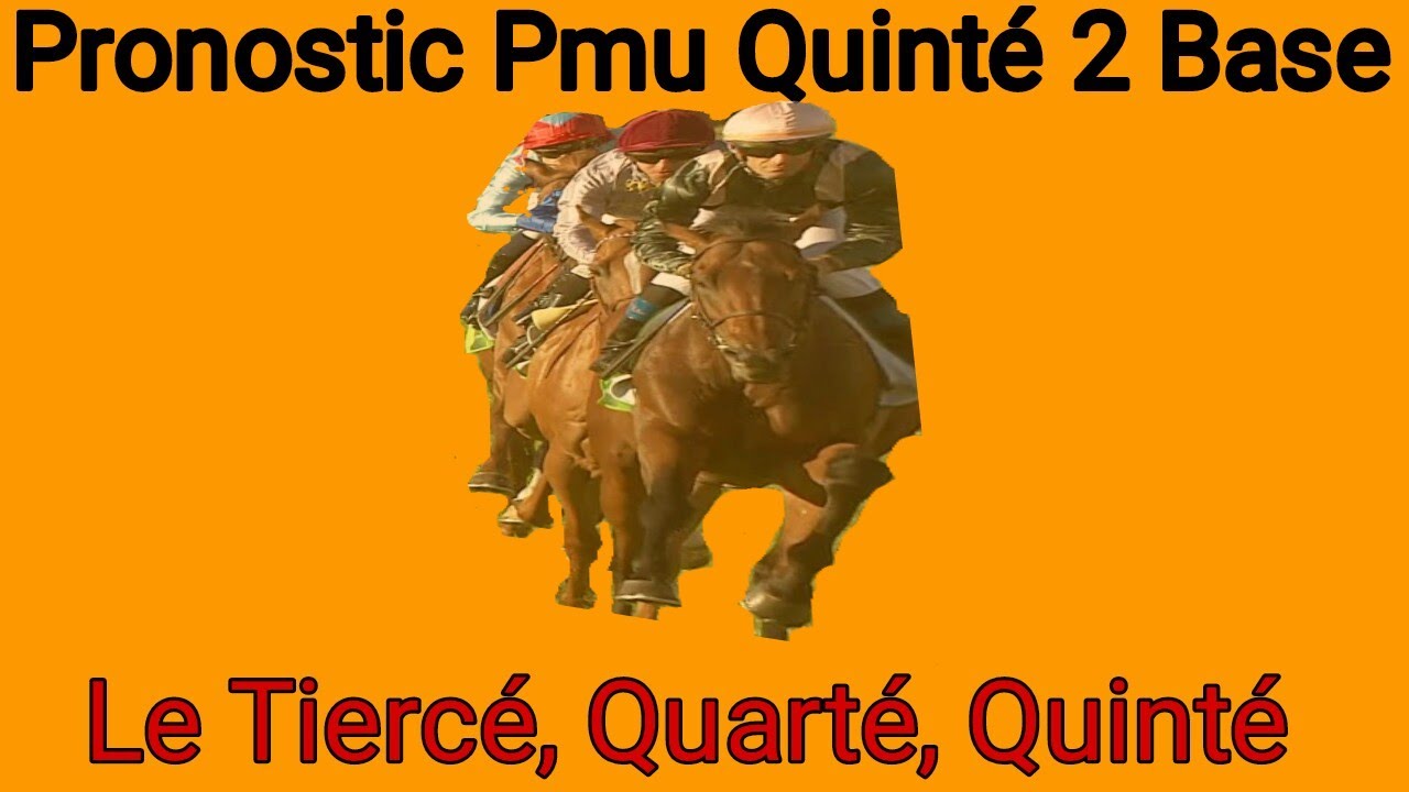 Pronostics Pmu Quinté 2 Base R1C5 Samedi 30 mars 2024 - YouTube