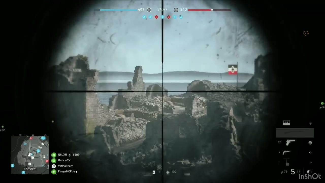 Battlefield 5 sniper headshot kills - YouTube