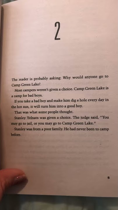 Holes Chapter 2 - YouTube