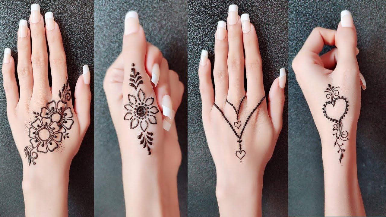 5+ Different Mehndi Design ️ | Henna Designs 💖 | Arabic Mehndi Design 🤩 ...