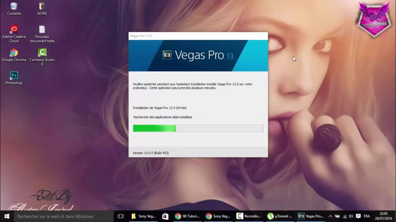 How to download Sony Vegas Pro 13.0 Build 453 (x64) + Patch DI - YouTube