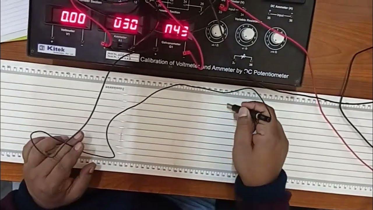 Calibration of Voltmeter using Potentiometer || BEE || EE - YouTube