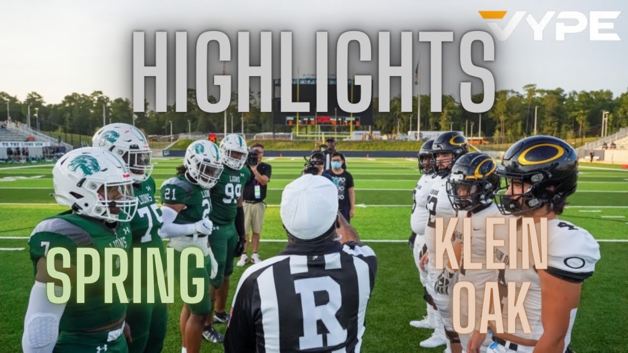 Spring vs Klein Oak HIGHLIGHTS - YouTube