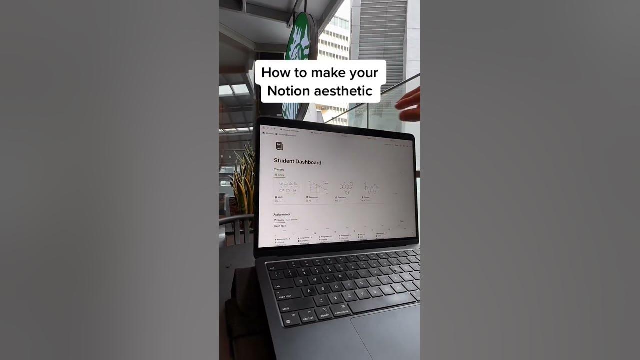 Make your Notion aesthetic #notion #notionsetup #productivity #aesthetic - YouTube