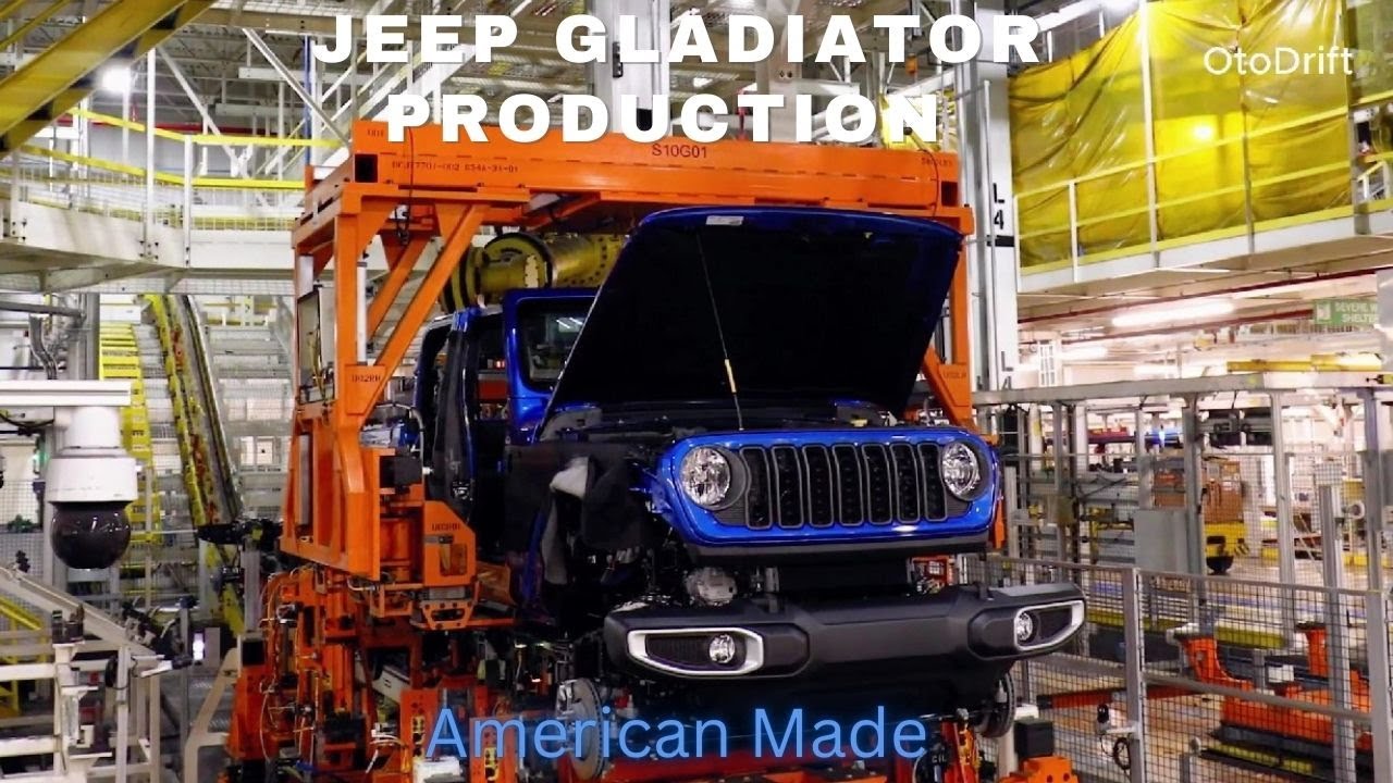 How the Iconic Jeep Gladiator Is Made – Exclusive Look at Toledo ...